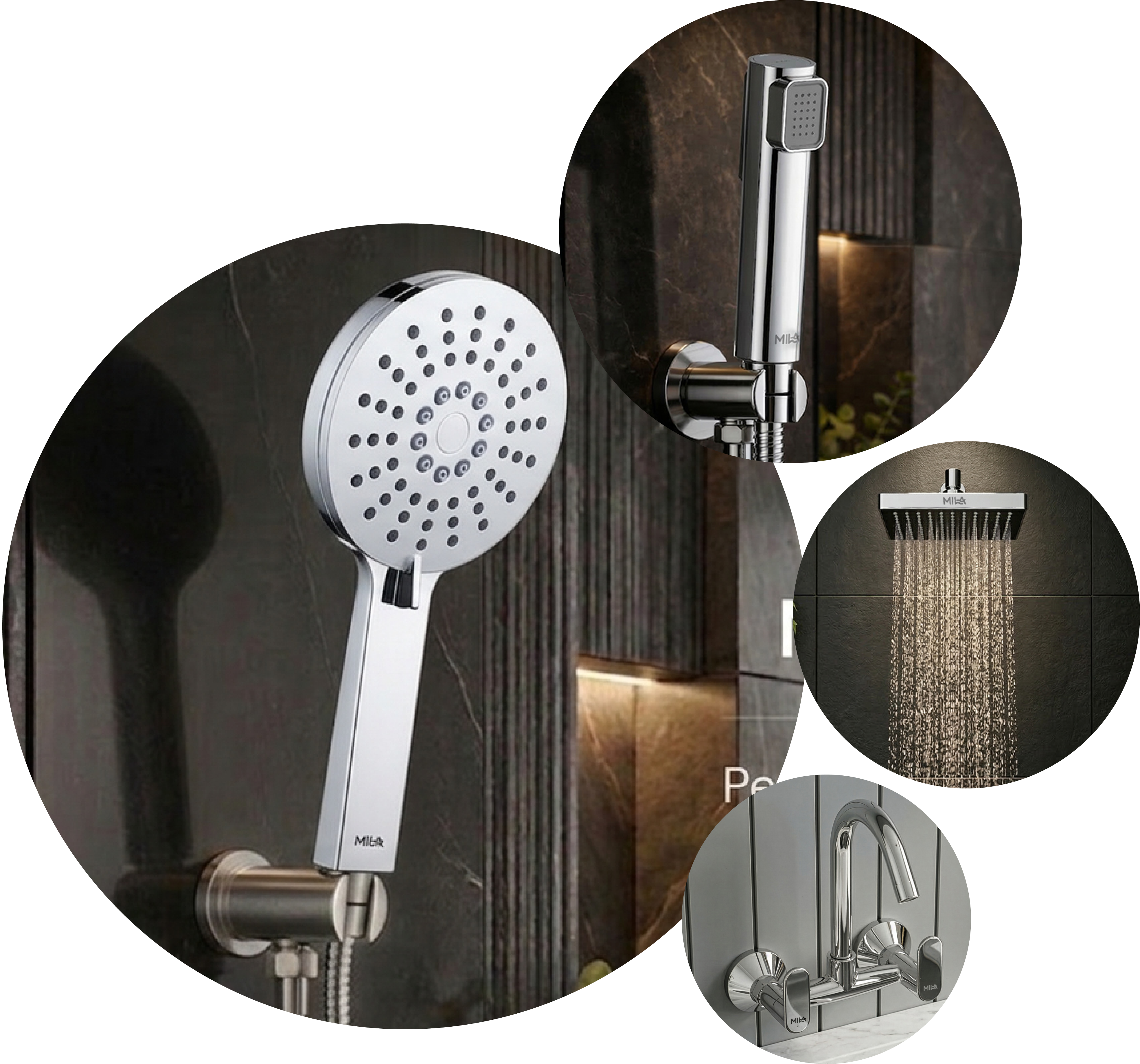 Explore Premium Range of Rain Showers, Shower Heads, Hand Showers – Mila